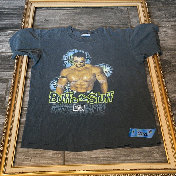 nwo | Shirts | Buff The Stuff Bagwell Vintage Single Stitch Shirt Mens ...
